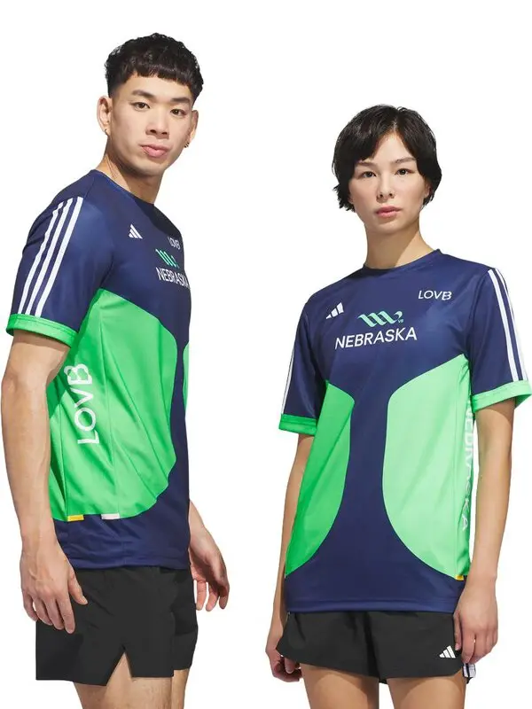 Adidas X Lovb Nebraska Jersey - Team Navy / Green