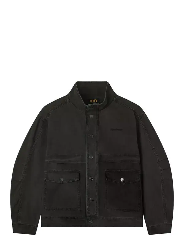 MINI CREAM Buttoned Pocket Jacket - Green