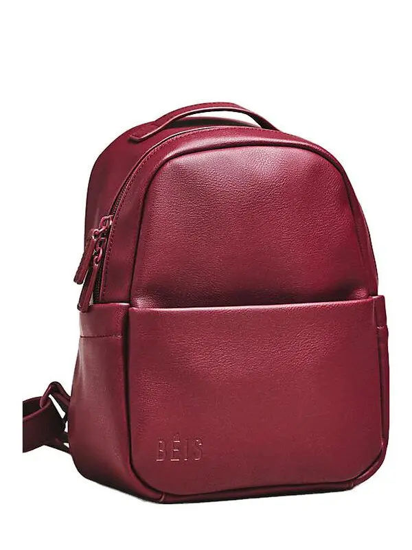 BEIS The Mini Backpack - Burgundy