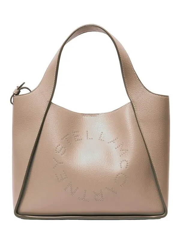 Stella McCartney Logo Top Handle Crossbody Tote Bag - Moss