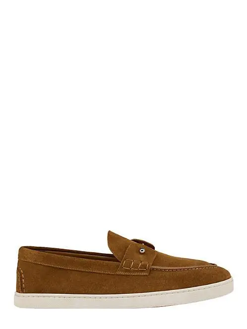 CHRISTIAN LOUBOUTIN Suede Boat Shoes - Rhea