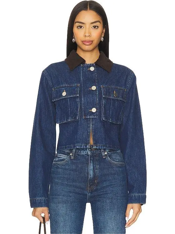 ALIGNE Ethan Denim Jacket - Mid Blue