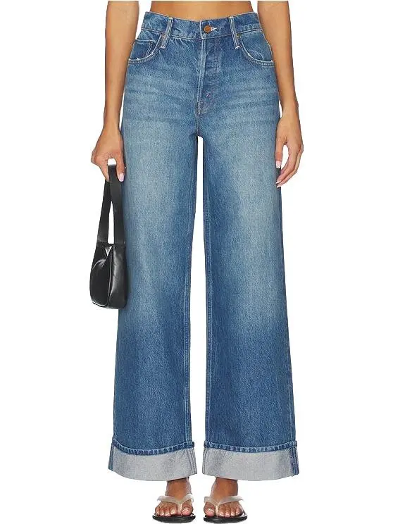 MOTHER The Smoothie Skimp Cuff Jeans - Hot Stuff