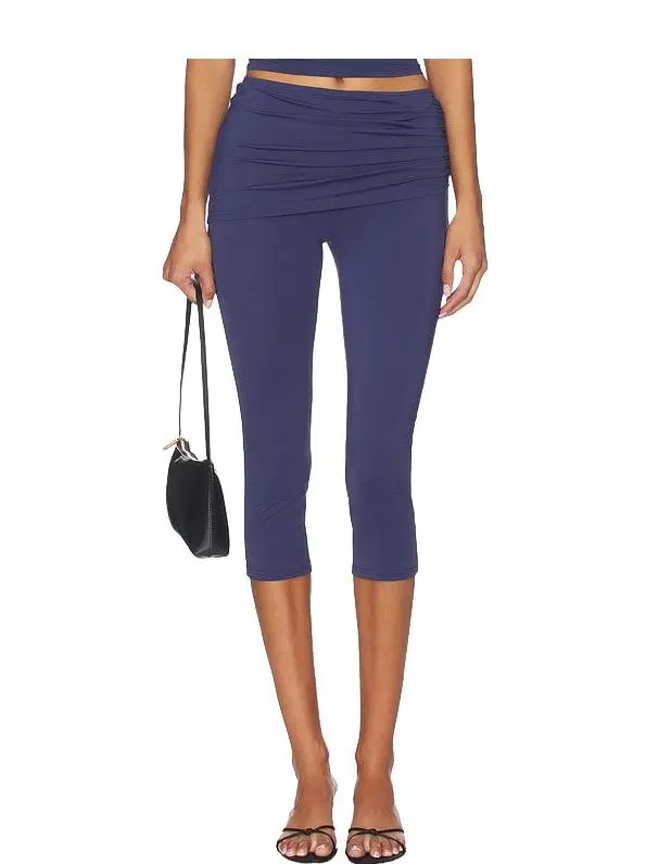 NAKEDVICE The Berlin Capri Pant - Midnight Blue