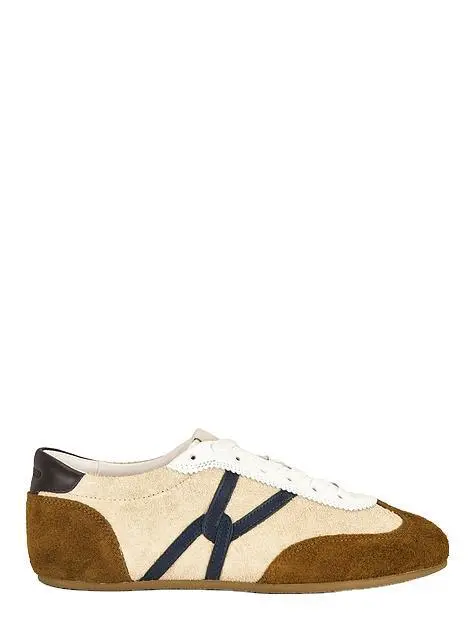Veronica Beard Riviera Sneaker - Sand  Hazelwood & Black