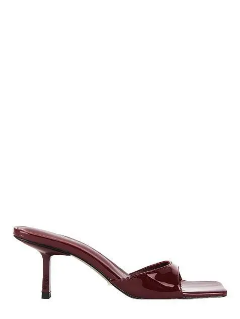 Raye Jocey Mule - Oxblood Patent