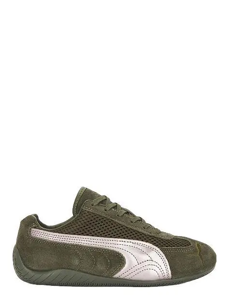 PUMA Speedcat Premium Sneaker - Dark Olive & Matte Silver