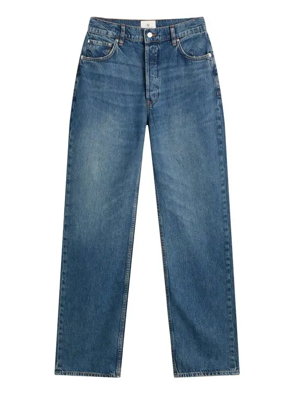 ANINE BING Gavin Long Jeans - Blue