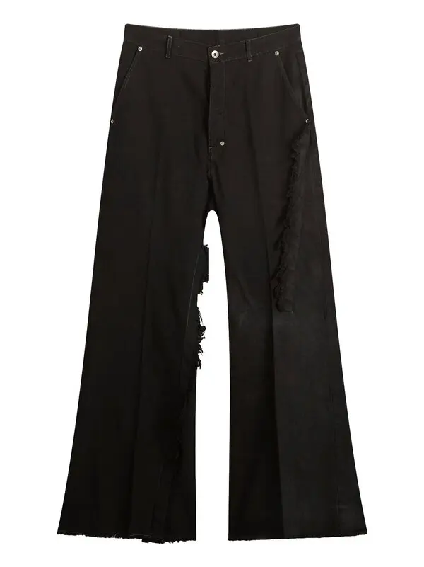 Rick Owens Joris Coated Jeans - Black