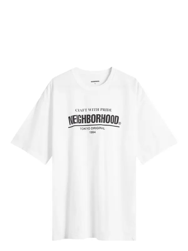 NEIGHBORHOOD Ss-1 Classic Logo T-shirt - White