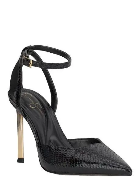Jessica Simpson Kalynia Ankle Strap Pump - Black