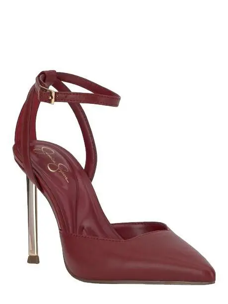 Jessica Simpson Kalynia Ankle Strap Pump - Chili Pepper
