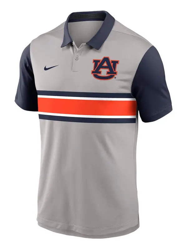 Nike Auburn Vapor Dri-fit College Polo - Grey