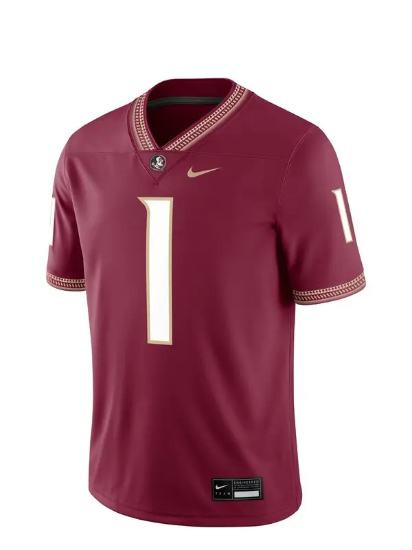 Nike Tommy Castellanos Florida State Dri-fit College Nil Game Jersey - Red