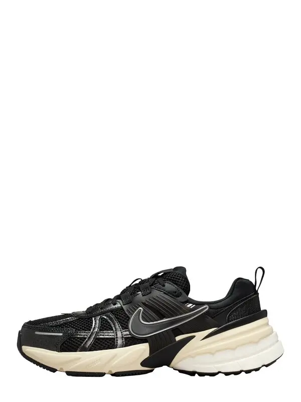Nike V2k Run Sneakers With Reflective Accents - Black