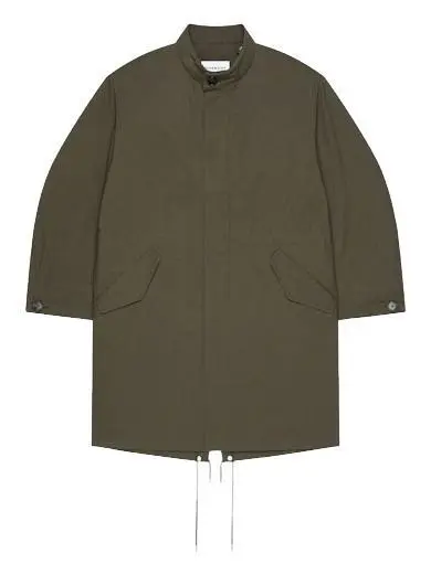 Givenchy Oversized Long Parka Coat - Khaki