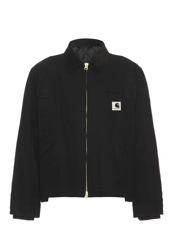 Sacai X Carhartt Wip Duck Jacket - Black
