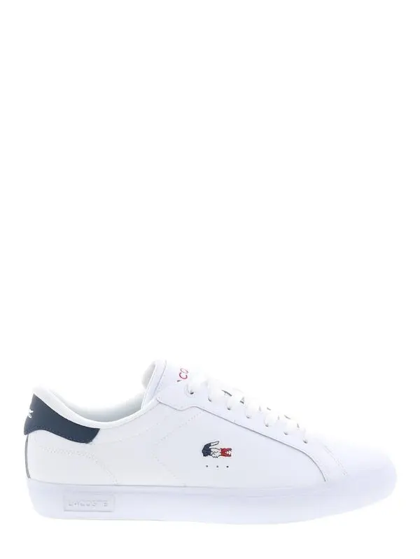 Lacoste Powercourt 125 1 Sma - White/navy Blue/red