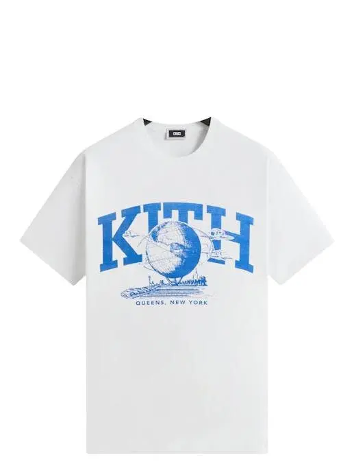 Kith Kin Queens Unisphere Vintage Tee Shirt - White