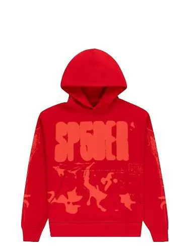 SP5DER Xray Hoodie - Red