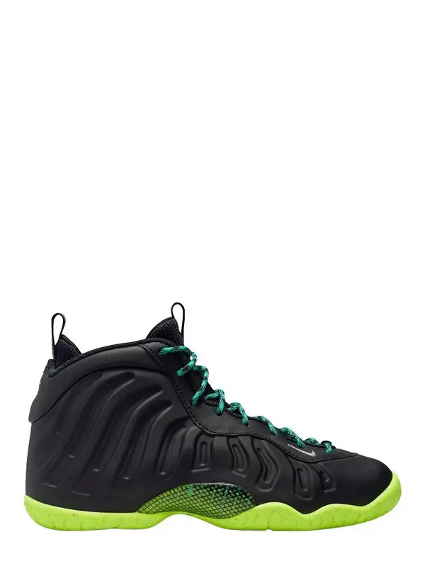 Nike Little Posite One Emerging Powers Sneakers - Black/metallic Silver/volt