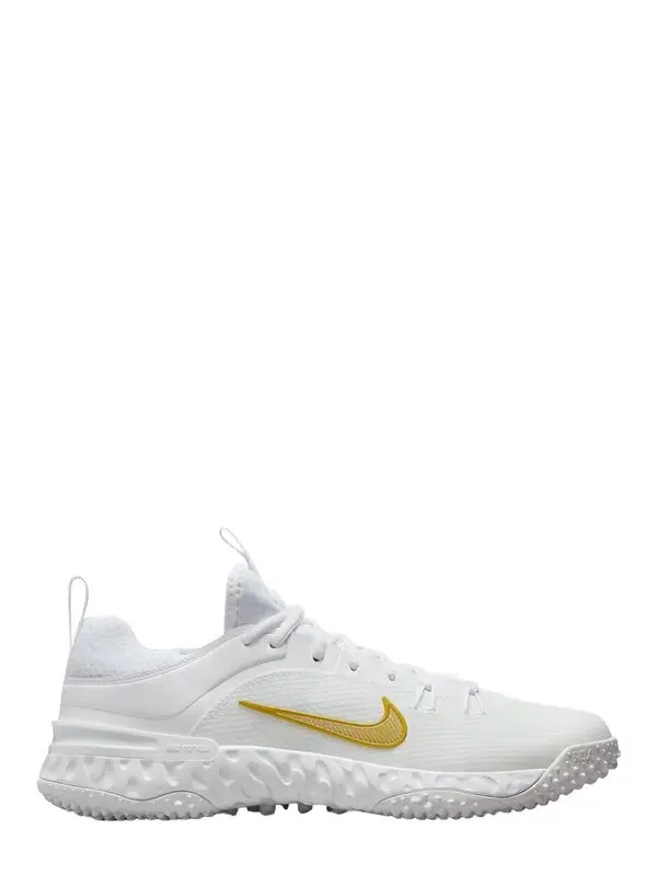 Nike Huarache 9 Elite Tf Low Lax - White/metallic Vivid Gold