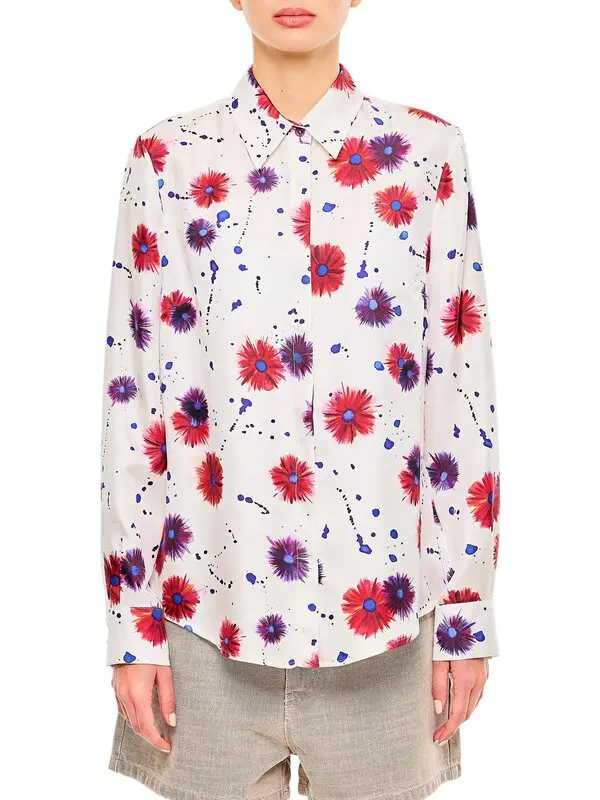 Gabriela Hearst Henri Shirt - White
