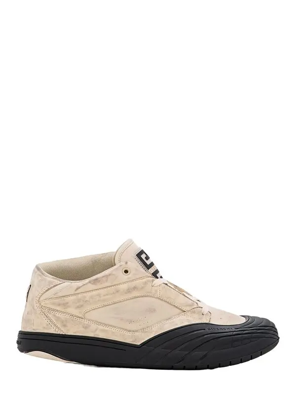 Givenchy Skate Leather Sneakers - Beige