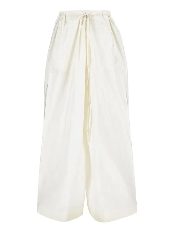 DANIELA GREGIS Wide-leg Tognon Trousers - White