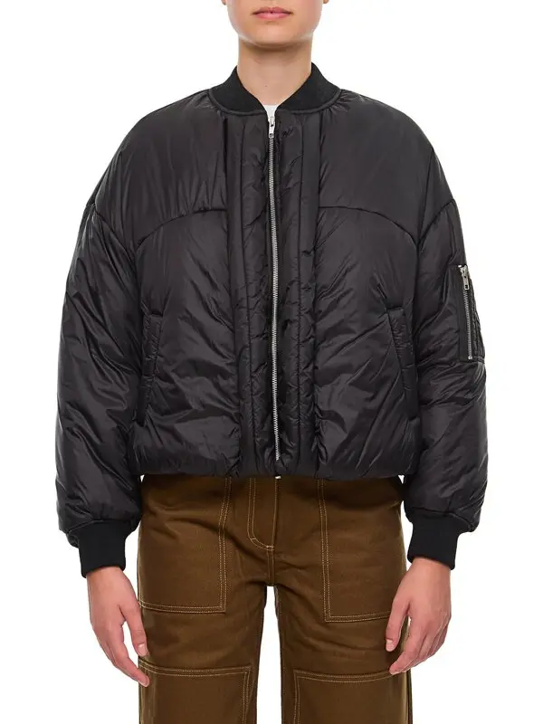 MORDECAI Down Bomber Jacket - Black