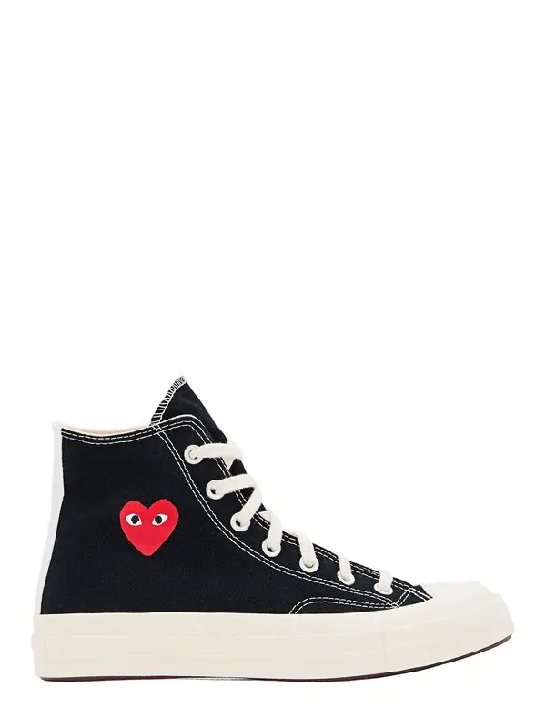Play Comme Des Garcon Play Converse High Sneakers - Black