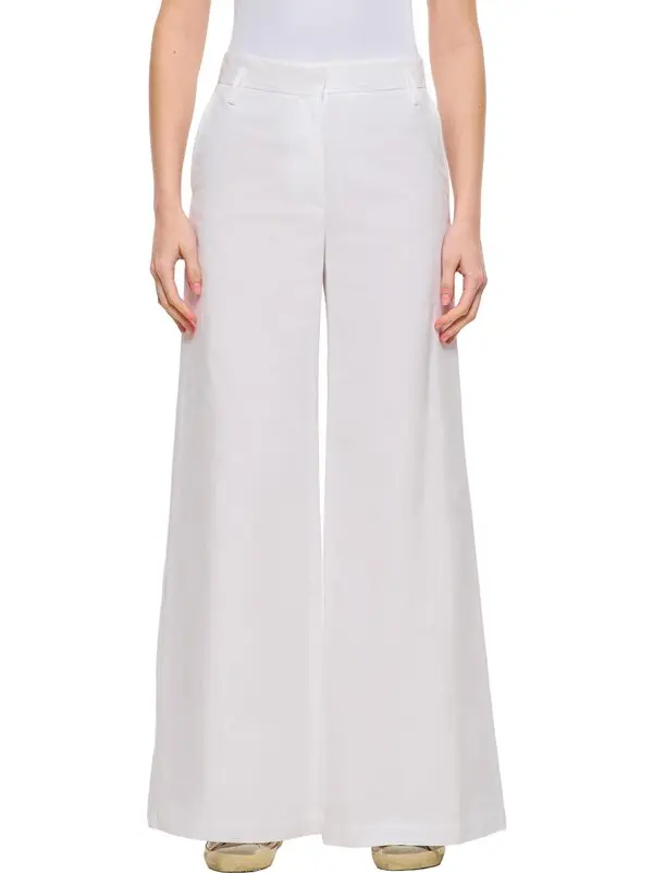 Alberto Biani Wide-leg Trousers - White