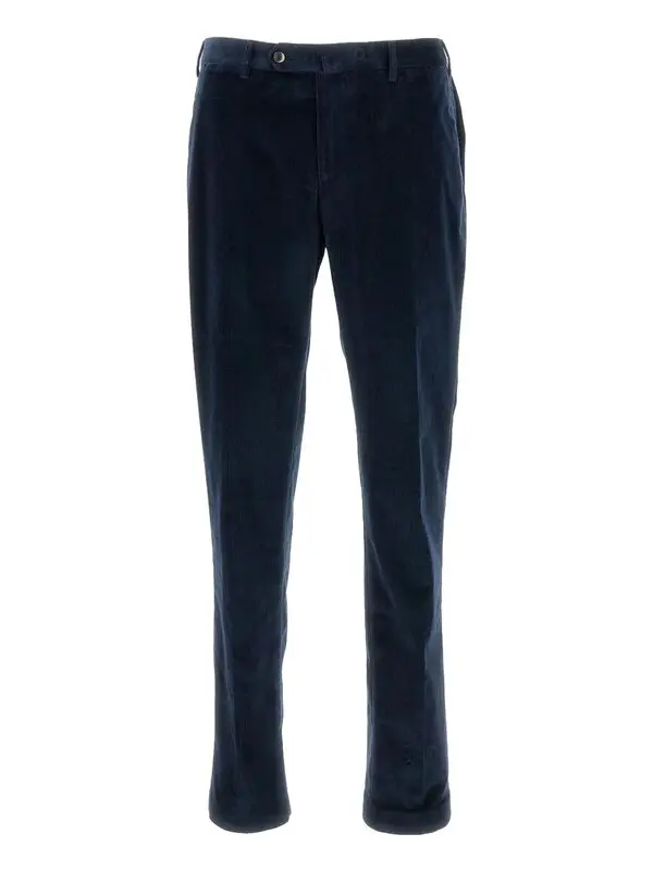 PT TORINO Corduroy Ribbed Trousers - Blue