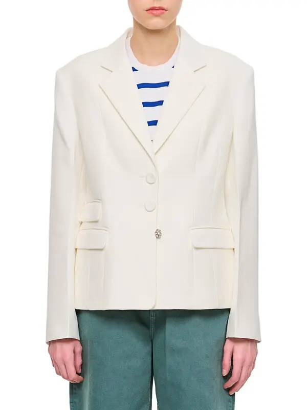 WALES BONNER Classic Jacket - White