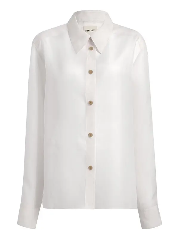 Khaite Organza Shirt - White