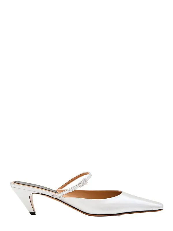 Stella McCartney Heeled Mules - Silver