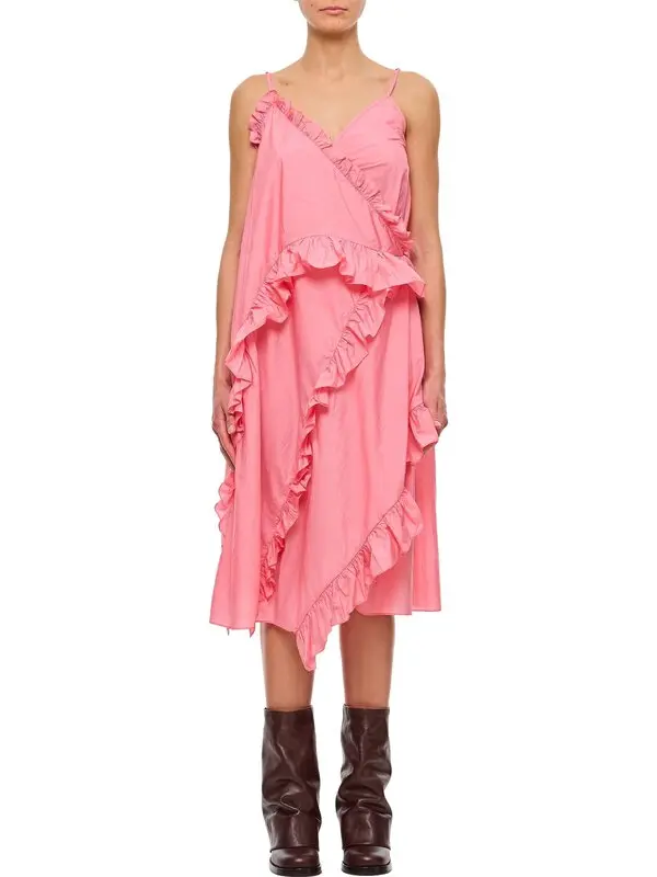 Cecilie Bahnsen Amalia Midi Dress - Rose