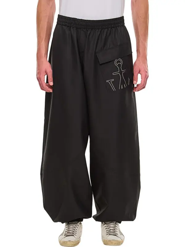 JW Anderson Twisted Joggers Pants - Black