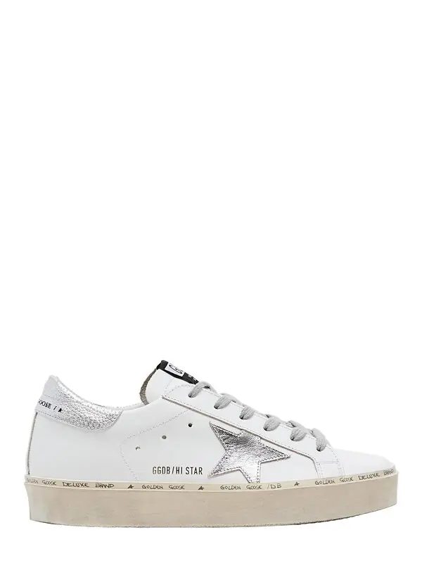 GOLDEN GOOSE Hi Star Sneakers - White