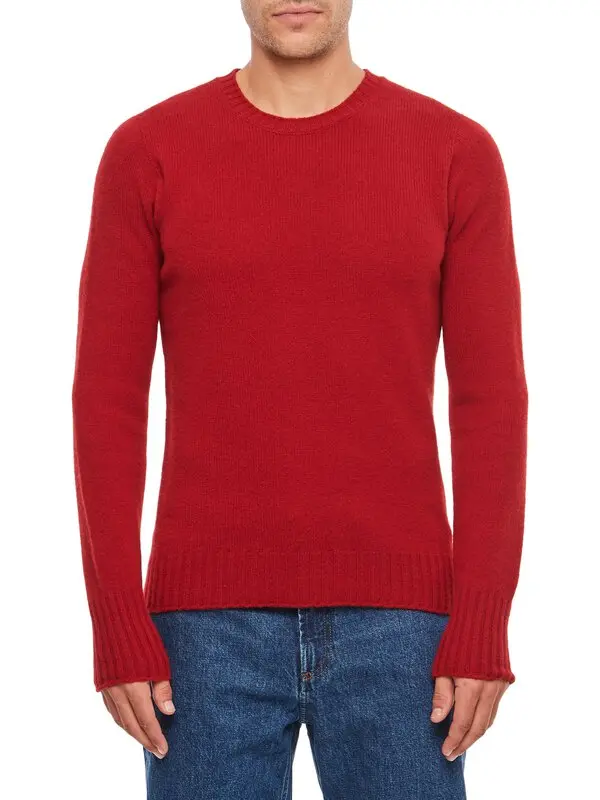 DRUMOHR Crewneck Wool Sweater - Red