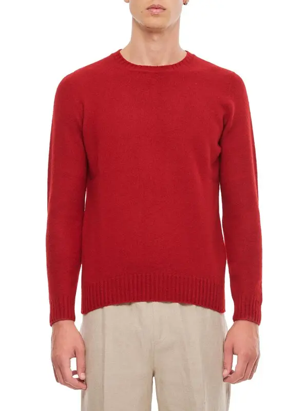 DRUMOHR Crewneck Wool Sweater - Red