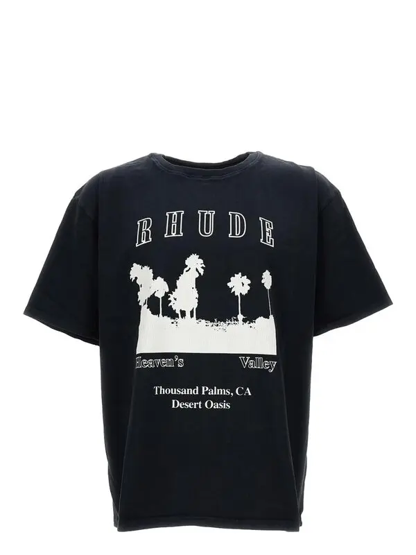 Rhude T-shirt 'thousand Palms - Black