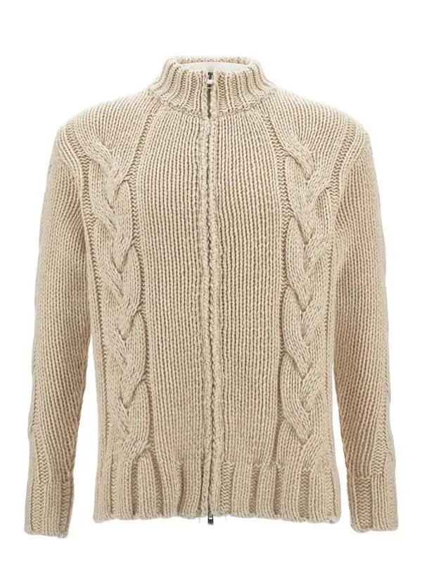 CUSTOMER LOVERS Cashmere Sweater With Zip - Multicolor