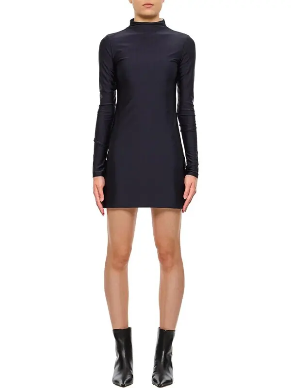 Sportmax Stiria Long-sleeved Dress - Black