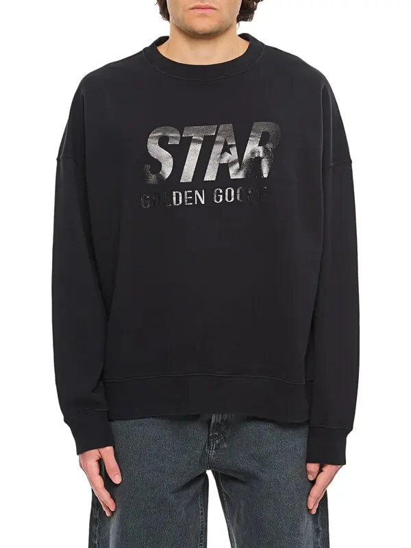 Golden Goose Star Sweatshirt - Black