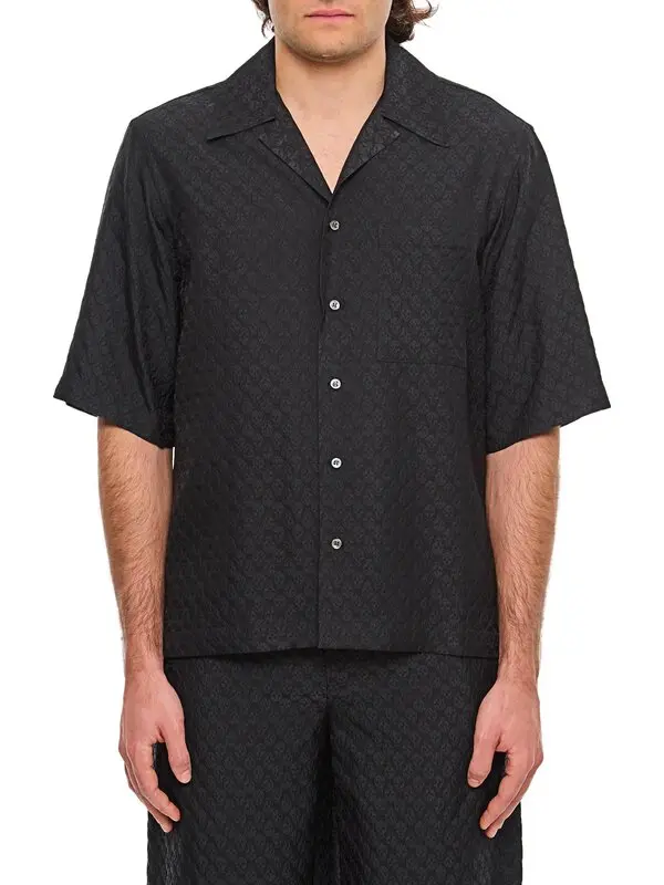 Alexander McQueen Short Sleeve Shirt - Black