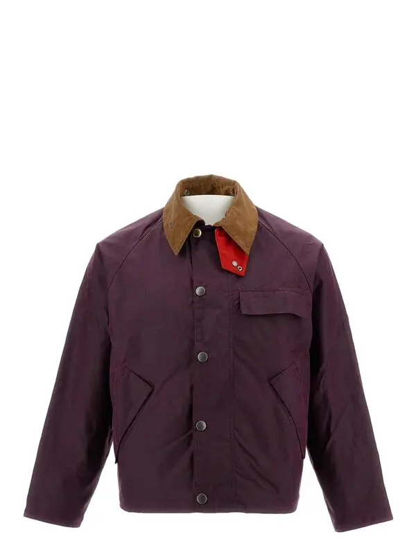 Barbour Paul Smith Loves Waterproof Jacket - Viola