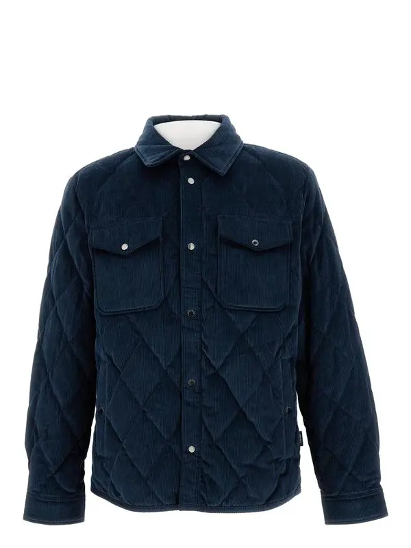 Woolrich Alaskan Corduroy Shirt Jacket - Blue
