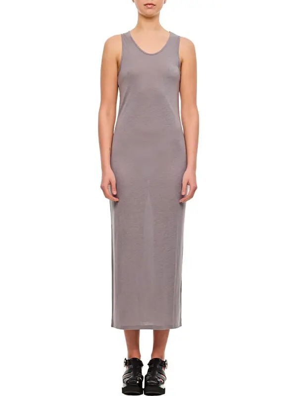 Loulou De Saison Knit Tank Dress - Grey