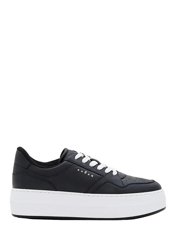 Hogan H670 Laced Sneakers - Black
